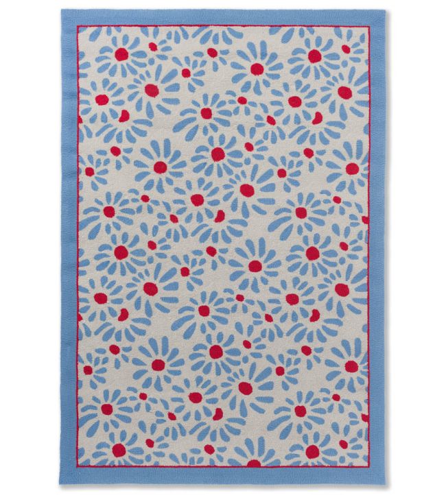 Thorncliff Daisy Rug in Sky Blue by Brink & Campman | Jane Clayton