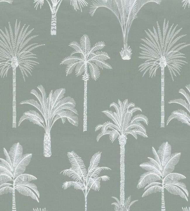 Tiwi Fabric in Vert De Gris by Camengo | Jane Clayton