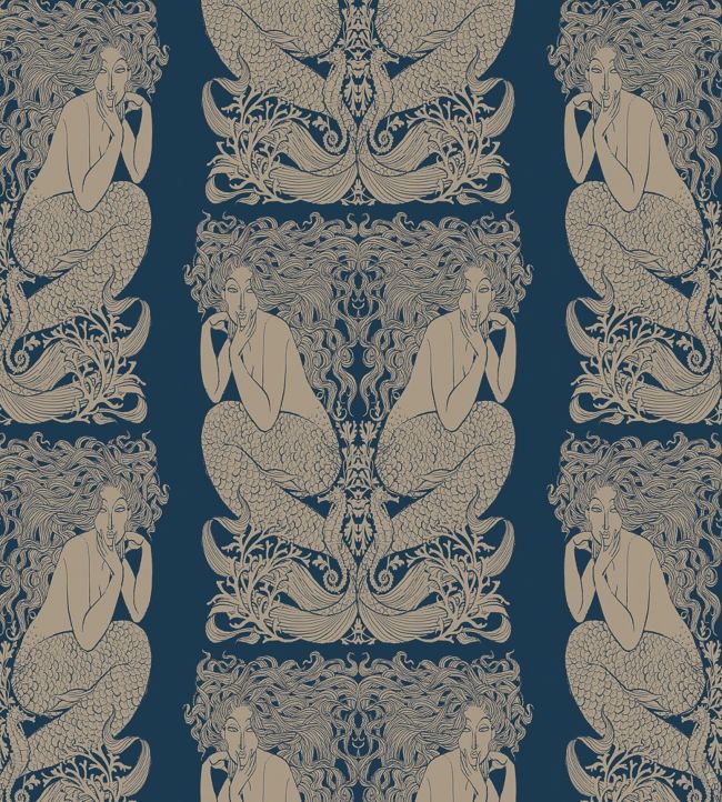 Mermaid Wallpaper by Today Interiors in 50 | Jane Clayton