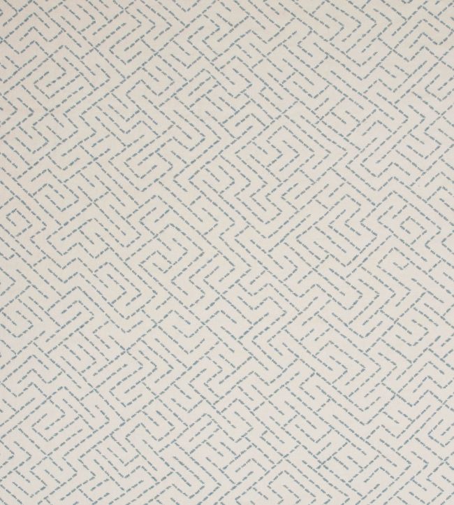 Triangulated Woven Fabric in Denim by Anni Albers for Christopher Farr ...