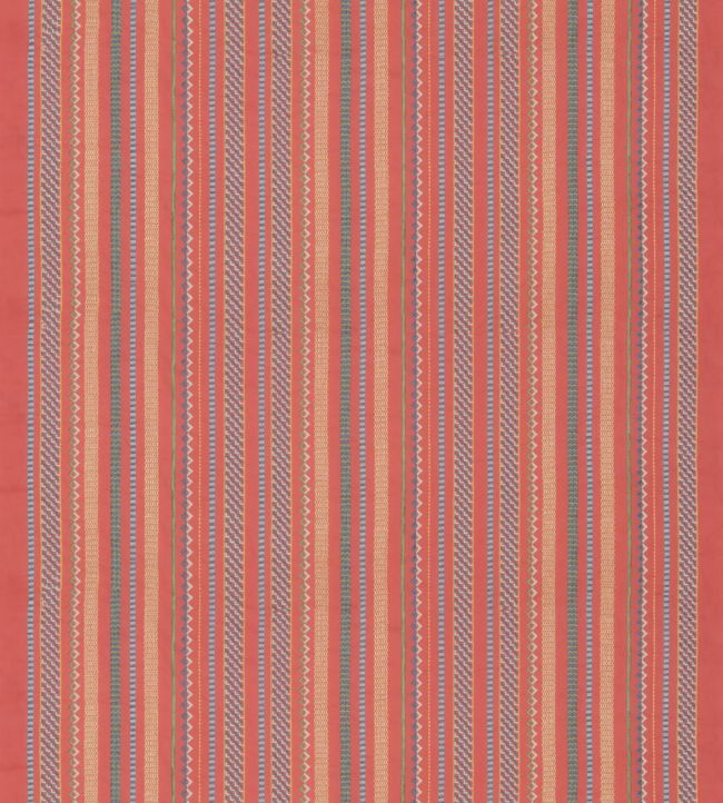 Tudor Stripe Fabric in Red by GP & J Baker | Jane Clayton
