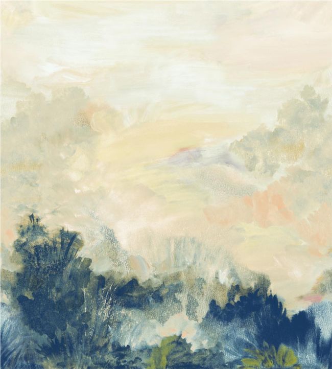 Twilight Mural Wallpaper mural in Multi by Thibaut | Jane Clayton