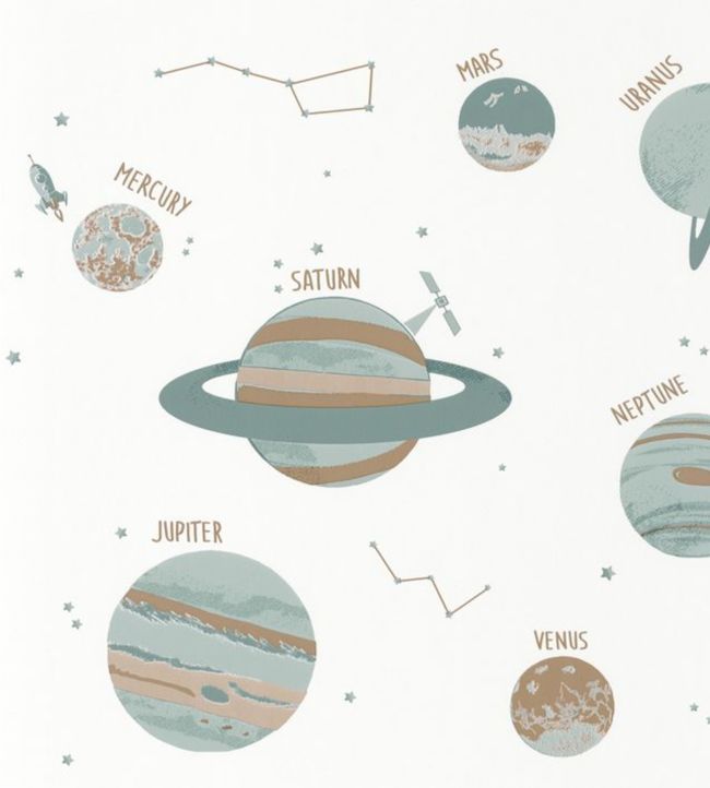 Universe Wallpaper in Beige by Caselio | Jane Clayton