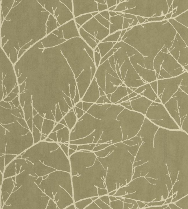 Vancouver Wallpaper in Vert Olive by Casadeco | Jane Clayton