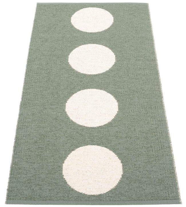 Vera Rug in Army/Vanilla by Pappelina | Jane Clayton