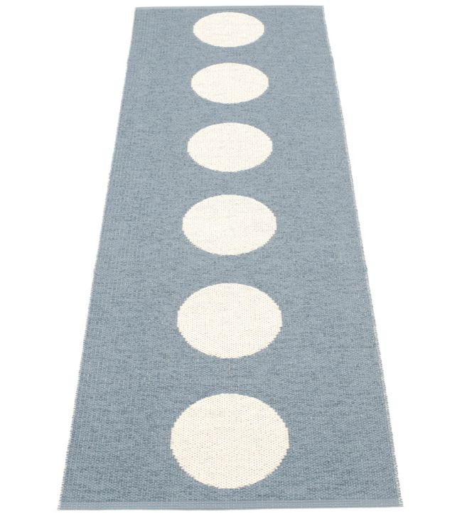 Vera Runner Rug in Storm/Vanilla by Pappelina | Jane Clayton