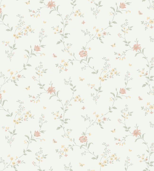 Viktoria Wallpaper in Neutral/Pink by Borastapeter | Jane Clayton