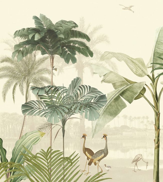 Vintage Oasis Wallpaper Mural in 403 by Eijffinger | Jane Clayton