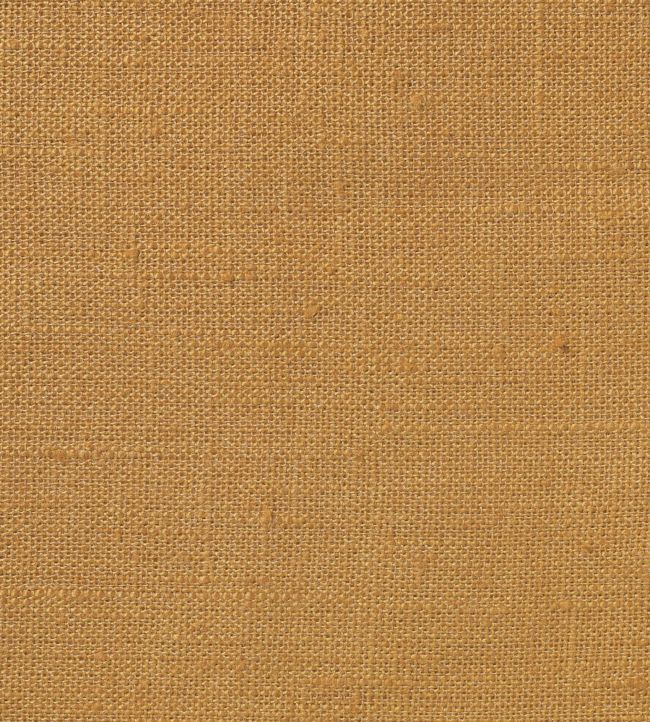 Light Plain Linen Fabric by Volga Linen in Saffron | Jane Clayton