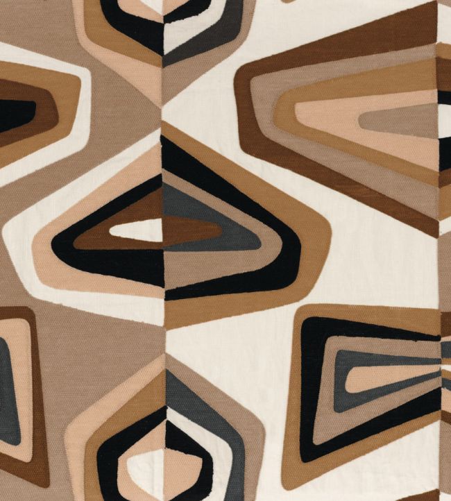 West Dream Fabric in Praline Noir by Casamance | Jane Clayton
