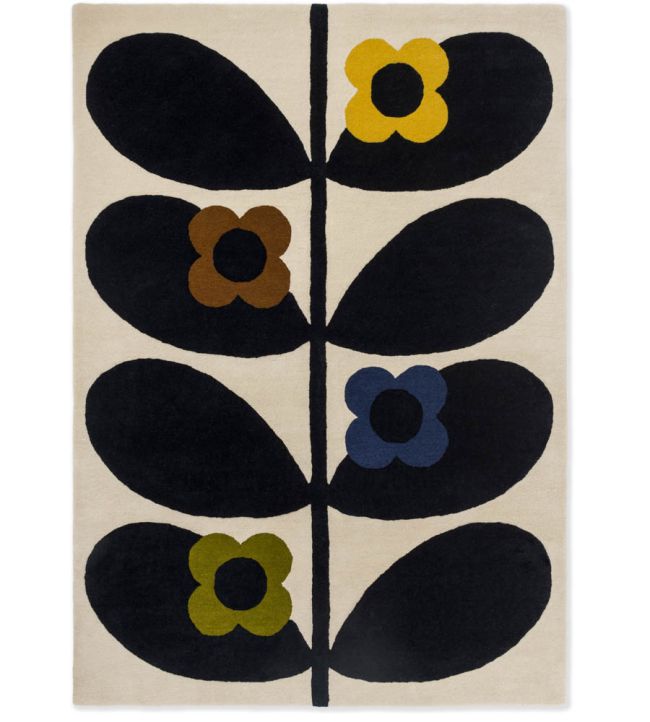Wild Rose Rug in Fawn by Orla Kiely | Jane Clayton