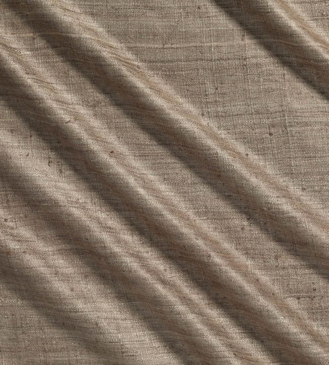 Wild Silk Fabric in Pecan by James Hare | Jane Clayton