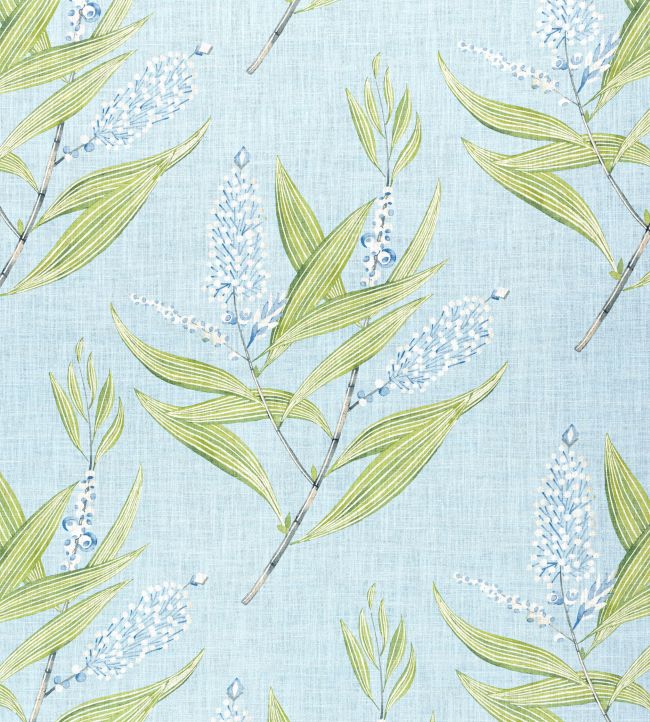 Winter Bud Fabric in Soft Blue by Anna French | Jane Clayton