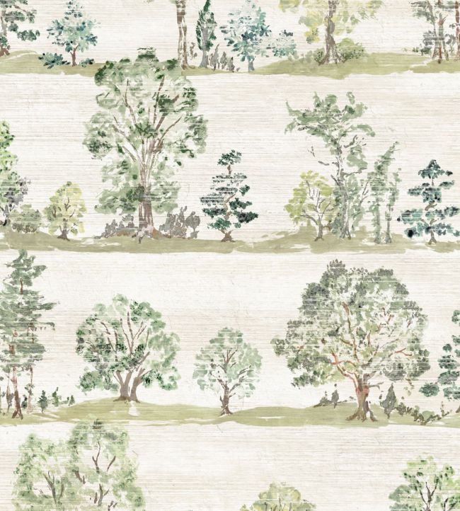 Woodland Walk Wallpaper in 01 Spring by Madeaux | Jane Clayton