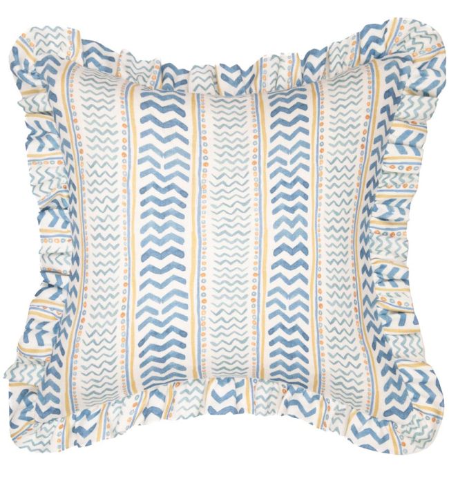 Wriggle Room Ready Made Cushions in Blue/Yellow by GP & J Baker | Jane ...