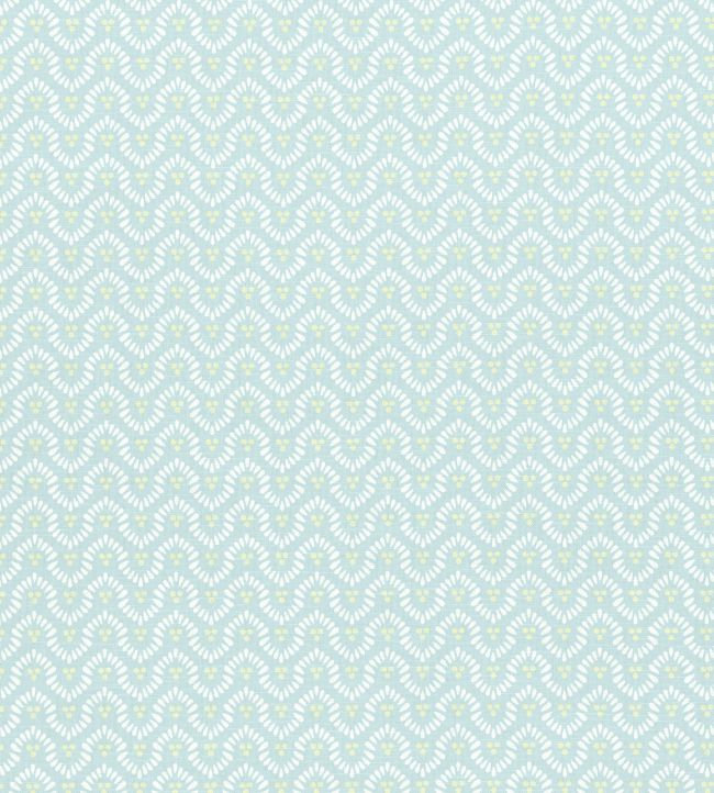 Wynford Fabric in Turquoise by Anna French | Jane Clayton