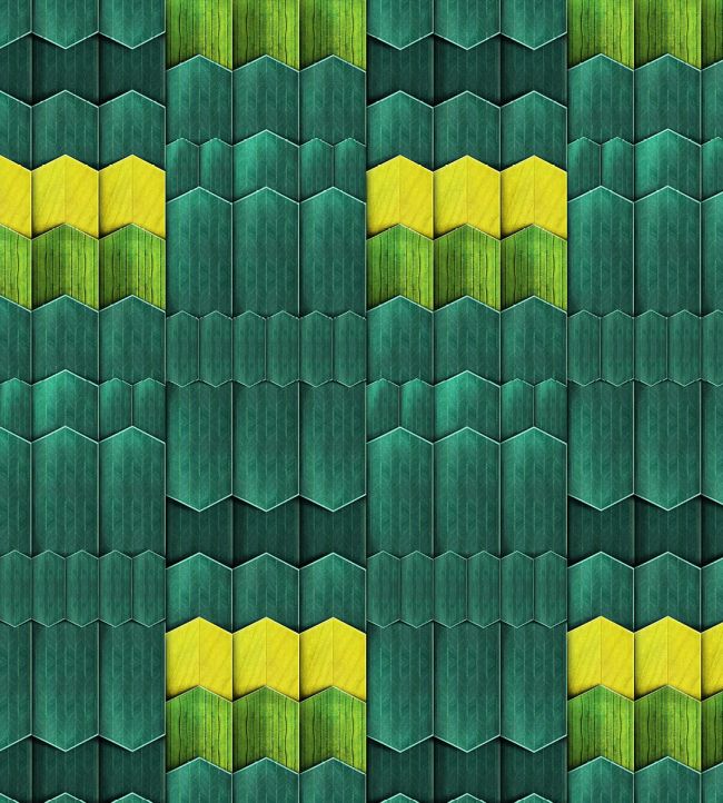 Yellow Edge Wallpaper in 6 by NLXL | Jane Clayton