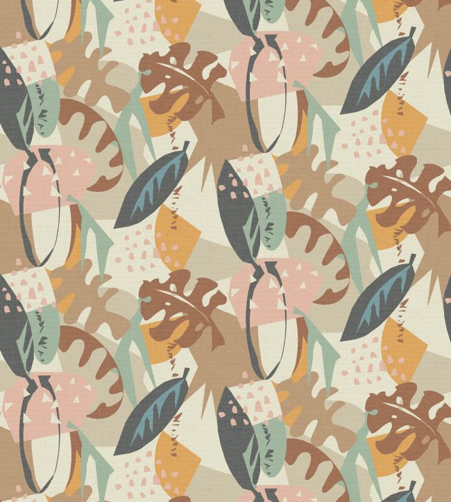 Zylina Wallpaper in Blush/Copper by Osborne & Little | Jane Clayton