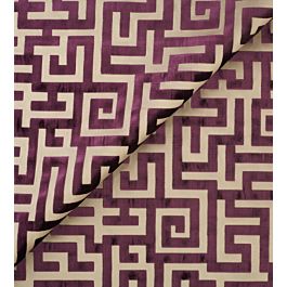 Apollon Fabric in Aubergine by Jim Thompson | Jane Clayton