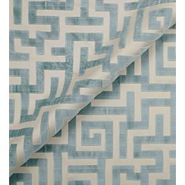 Apollon Fabric in Powder Blue by Jim Thompson | Jane Clayton