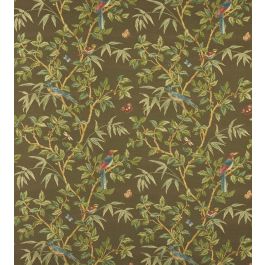 Ashdown Fabric in Black by Colefax and Fowler | Jane Clayton