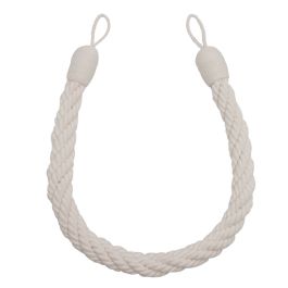 Aspen Cable Holdback Trimmings in Snow by Samuel & Sons | Jane Clayton