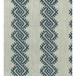 Athenia Fabric in Prussian by Titley and Marr | Jane Clayton