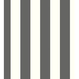 Baltic Rayure Wallpaper in Charbon by Casadeco | Jane Clayton