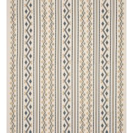 Bayton Fabric in Blue/Cream by Colefax And Fowler | Jane Clayton