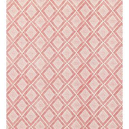 Block Trellis Fabric in Rustic Red by Baker Lifestyle | Jane Clayton