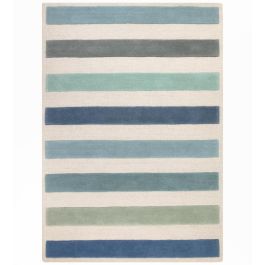 Candy Cane Rug in Ocean by Villa Nova | Jane Clayton
