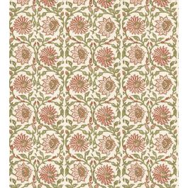 Cecily Wallpaper in Red/Green by GP & J Baker | Jane Clayton
