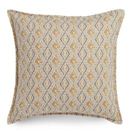 Dacca Ready Made Cushions in Grey/Gold by James Hare | Jane Clayton