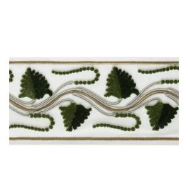 Daphne Velvet Border Trimmings in Forest by Samuel & Sons | Jane Clayton