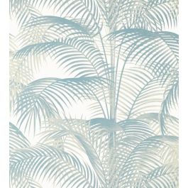 Delray Wallpaper in Spa Blue by Thibaut | Jane Clayton