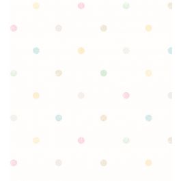 Doodle Spot Wallpaper in Dove Mix by Ohpopsi | Jane Clayton