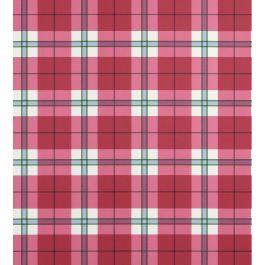 Douglas Plaid Wallpaper in Red by Thibaut | Jane Clayton