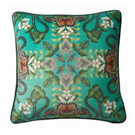 Emerald Forest Ready Made Cushions by Clarke & Clarke in Emerald ...