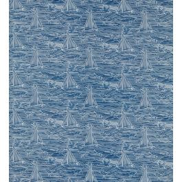 Fin Fabric in Navy by Studio G | Jane Clayton