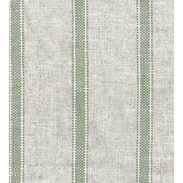 Forfar Stripe Fabric in Moss by Ian Mankin | Jane Clayton