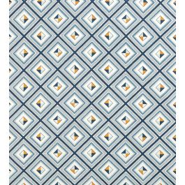 Fresco Fabric in Indigo by Christopher Farr Cloth | Jane Clayton