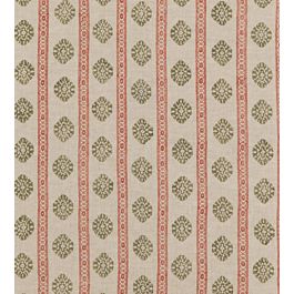 Alma Fabric by GP & J Baker in Red/Green | Jane Clayton