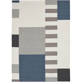Graphic Rug in Blue by Linie Design | Jane Clayton