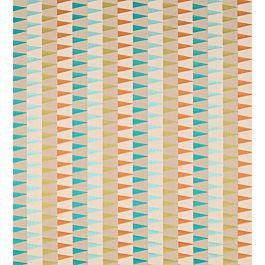 Azul Fabric by Harlequin in Emerald/Tangerine/Lime | Jane Clayton