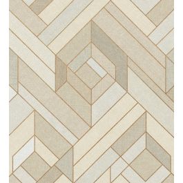 Hexagonal Wallpaper in Cotton by Coordonne | Jane Clayton