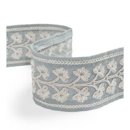 Honeysuckle Braid Trimmings in Gentian Blue by James Hare | Jane Clayton