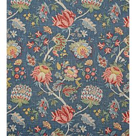 Oleander Fabric by Ian Sanderson in Nightshade | Jane Clayton