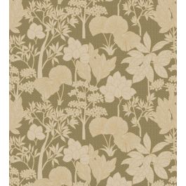 Inara Wallpaper in Kaki/Dore by Casamance | Jane Clayton