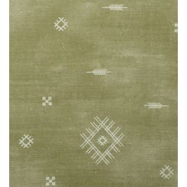 Jericho Fabric in Green by Andrew Martin | Jane Clayton