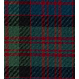 Macdonald Muted Fabric in Red by The Isle Mill | Jane Clayton